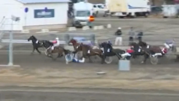 Tre til sykehus etter massekrasj på travbane i Sverige: – Ber til Gud ...