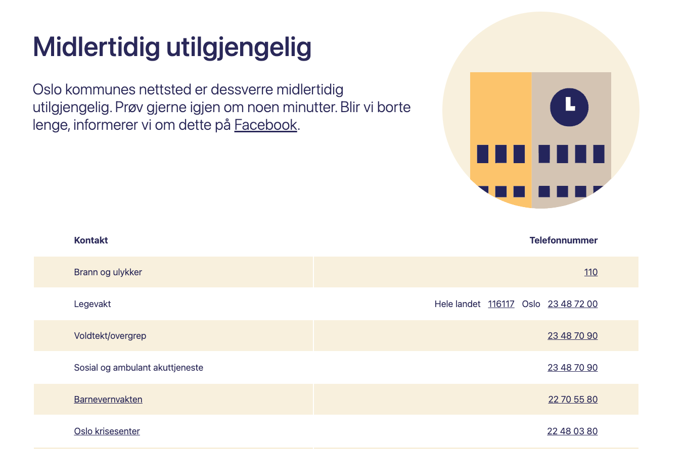Oslo kommunes nettsider var nede - TV 2