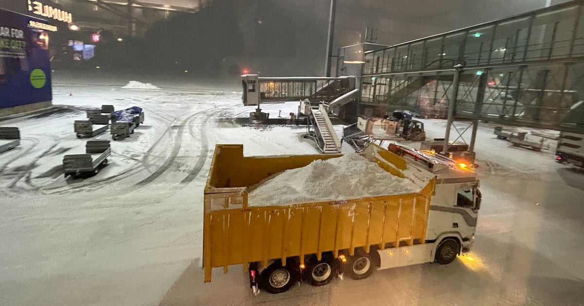 Snøtrøbbel også på Gardermoen - TV 2