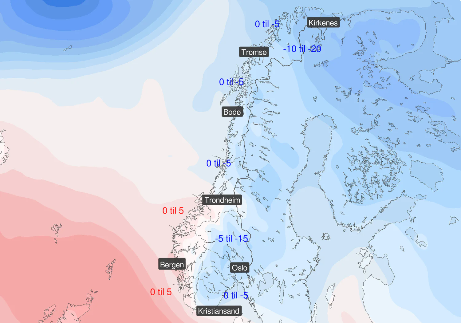 Kulda er på vei: – Ned mot minus 20 grader de kaldeste stedene - TV 2