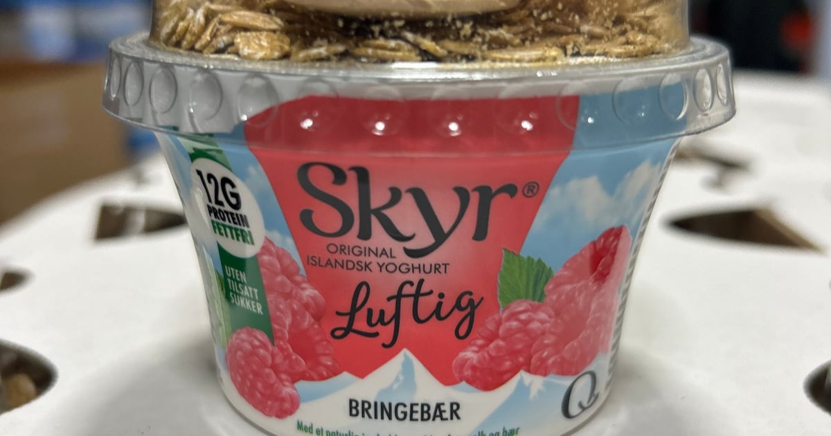 Trekker tilbake Skyr luftig bringebær med müslilokk - TV 2