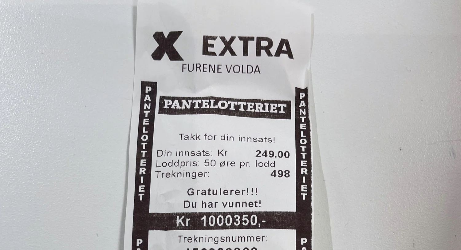 Mann vant én million på Pantelotteriet: – Pleier å trykke på Røde Kors-knappen - TV 2