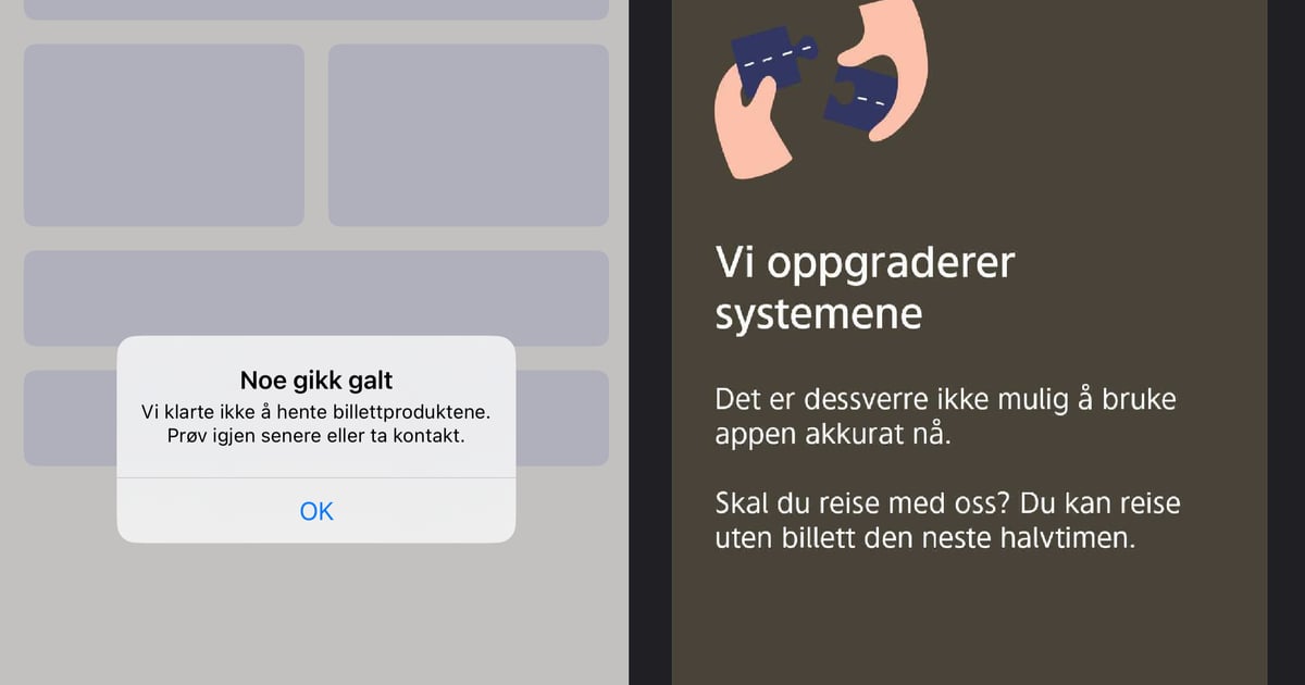 Ruten-appen var nede - TV 2