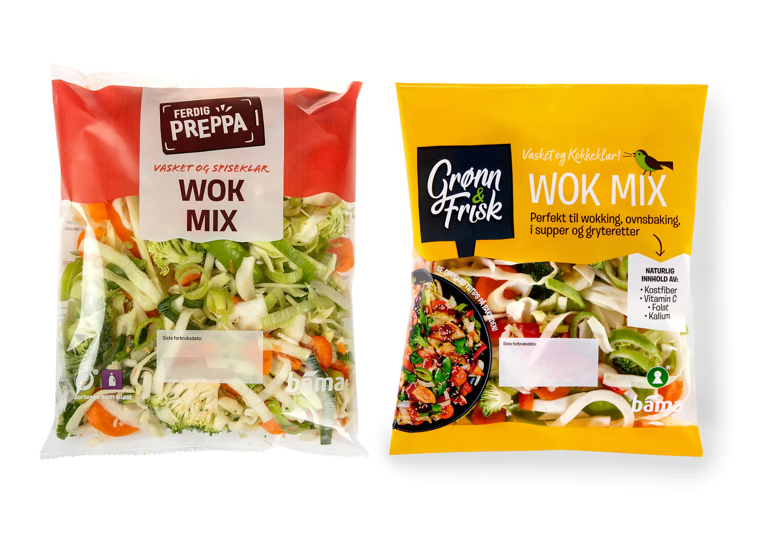 Bama tilbakekaller poser med Wok Mix etter funn av pistasjnøtt - TV 2