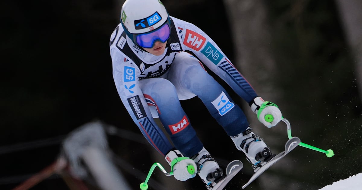 Kajsa Vickhoff Lie med pallplass i super-G-rennet i Garmisch - TV 2