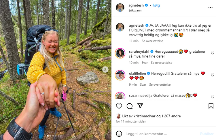 Agnete Husebye er forlovet: – Drømmemannen - TV 2