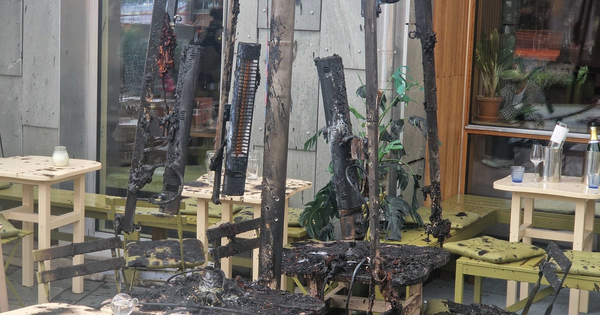 Oslo: Brann i parasoll på restaurant – person skadet - TV 2