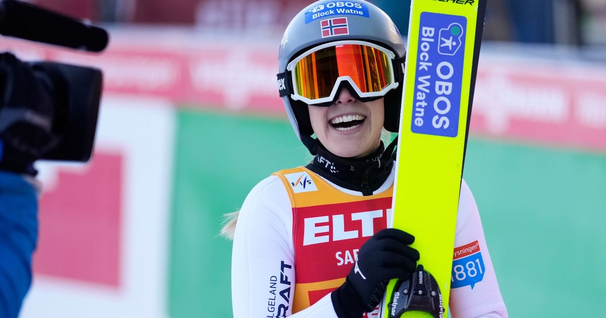 Ida Marie Hagen med suveren verdenscupseier i Ramsau - TV 2