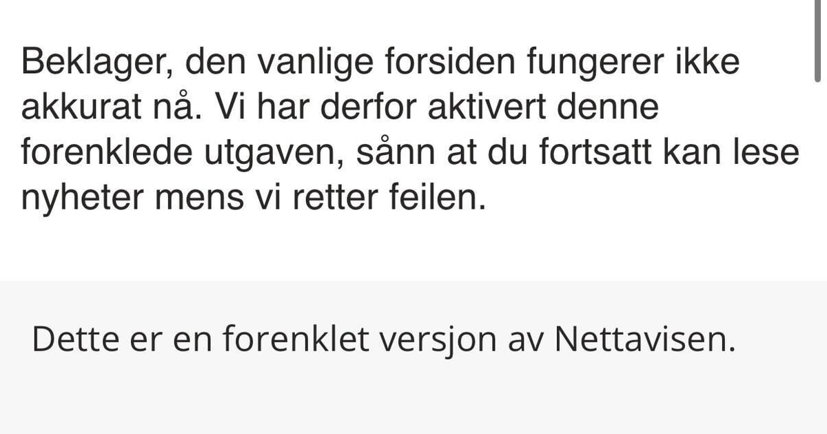 Amedias nettsider er nede – flere aviser rammes - TV 2